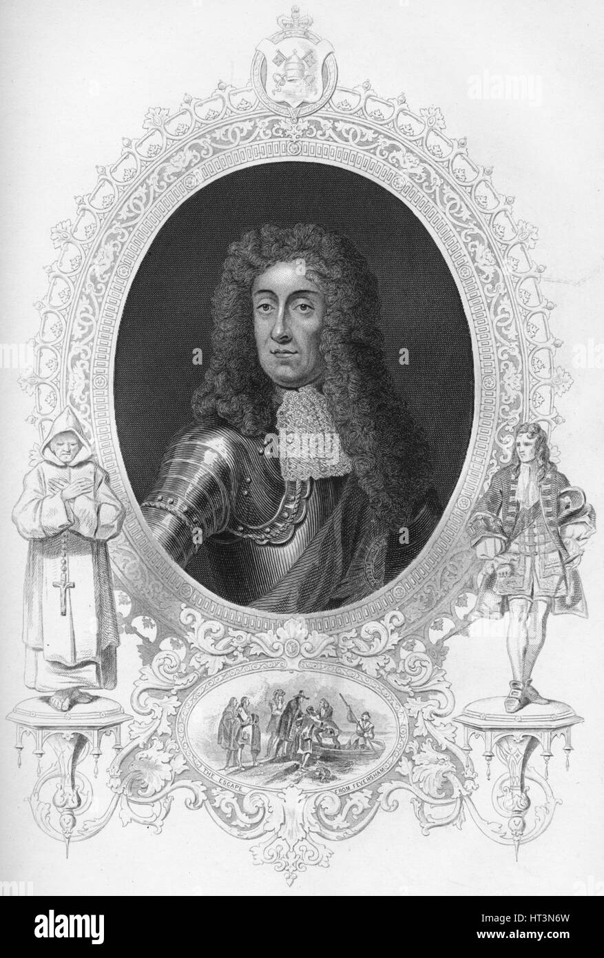 James ii king england Black and White Stock Photos & Images - Alamy
