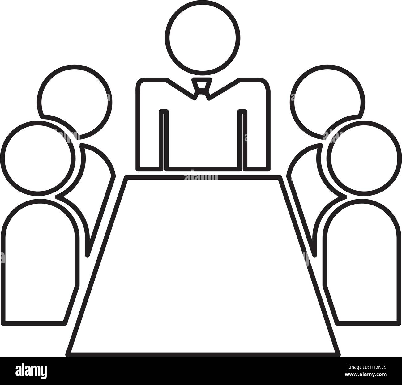 teamwork silhouette figure human Stock Vector Image & Art - Alamy