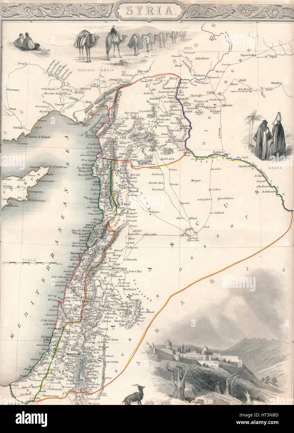 Syria political map political map hi-res stock photography and images ...