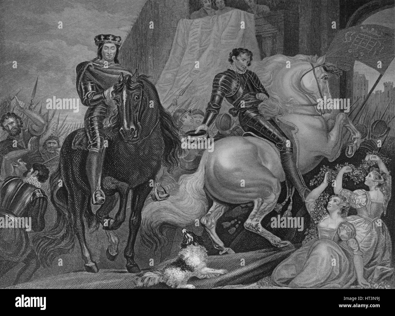 'King Richard The Second's Entry Into London', 1859. Artist: Robert ...