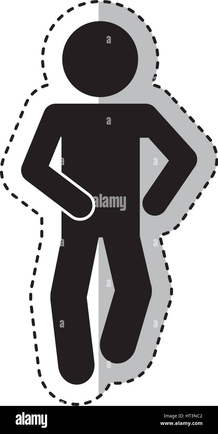 figure human silhouette running Stock Vector Image & Art - Alamy