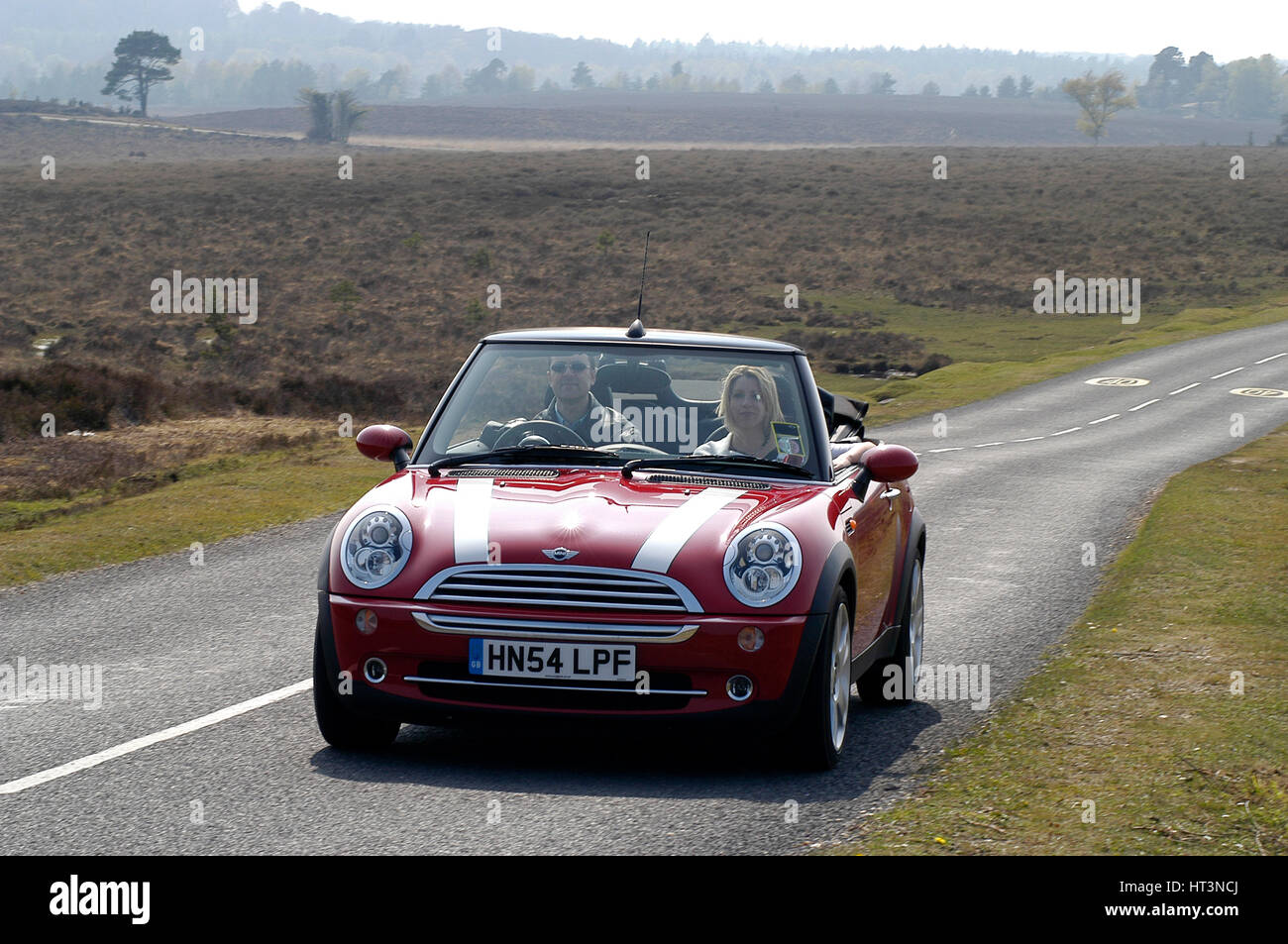 Red mini cooper convertible hi-res stock photography and images - Alamy