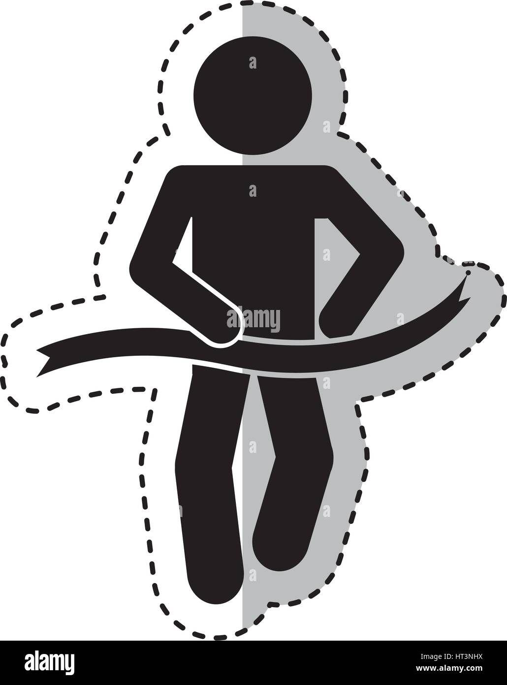 figure human silhouette running Stock Vector Image & Art - Alamy