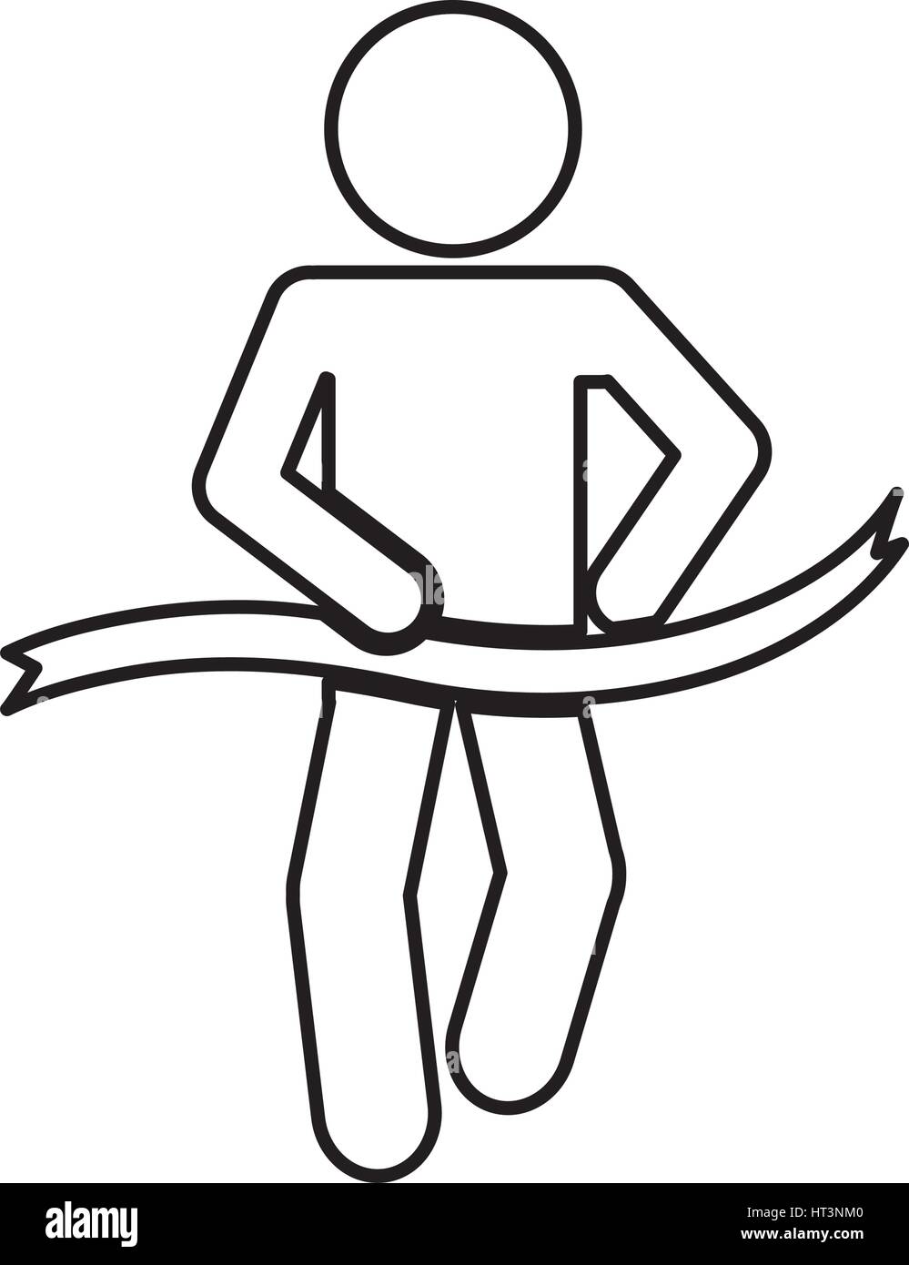 figure human silhouette running Stock Vector Image & Art - Alamy