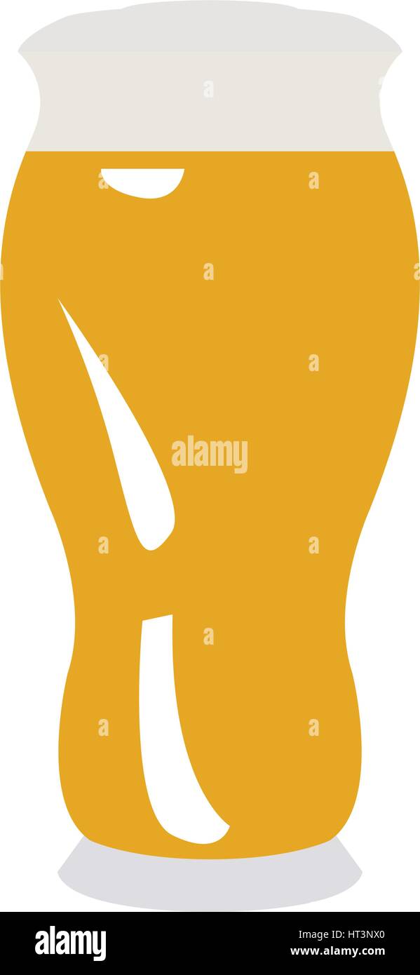 Isolated beer glass Stock Vector Image & Art - Alamy