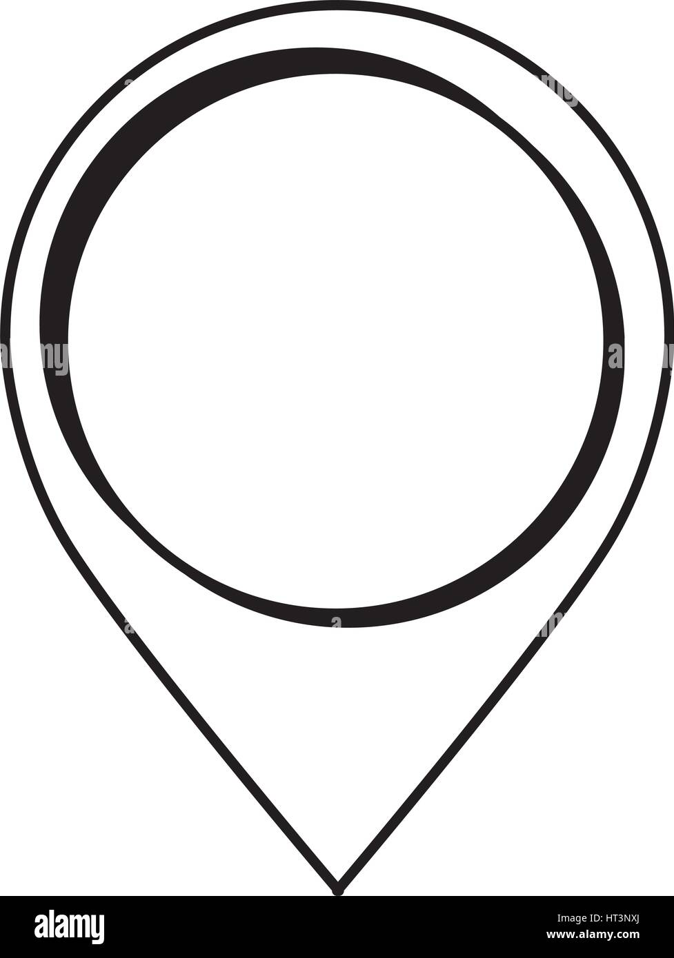 pin pointer location icon Stock Vector Image & Art - Alamy