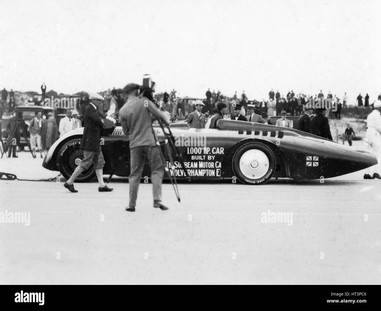 Sunbeam 1000hp World Land speed record attempt at Daytona 1927 Artist ...