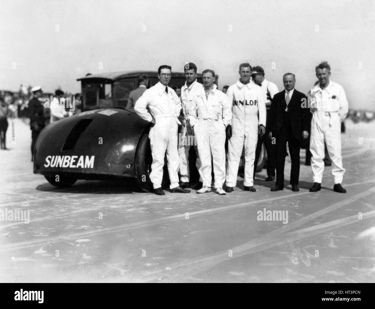 Sunbeam 1000hp World Land speed record attempt at Daytona 1927 Artist ...