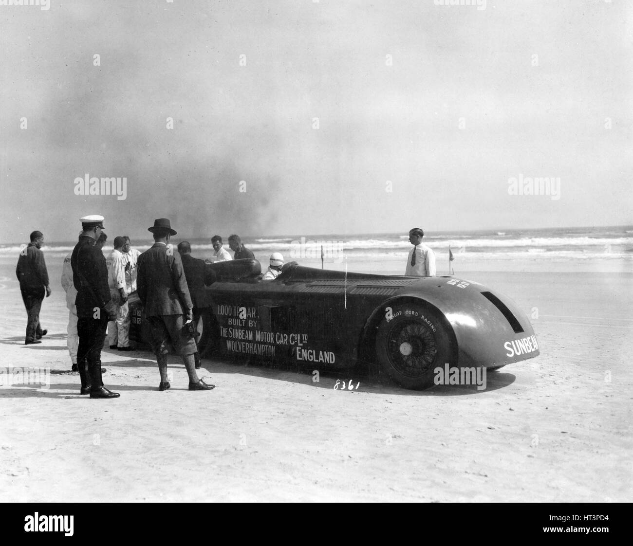 Sunbeam land speed record car Black and White Stock Photos & Images - Alamy
