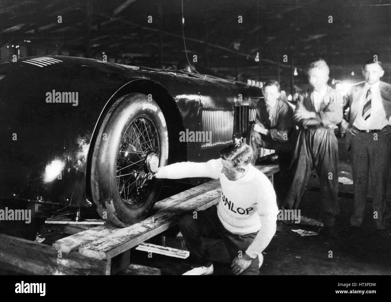 Sunbeam 1000hp World Land speed record attempt at Daytona 1927 Artist ...