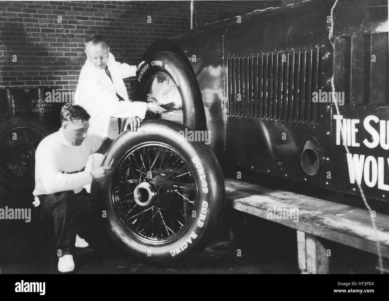 Sunbeam 1000hp World Land speed record attempt at Daytona 1927 Artist ...