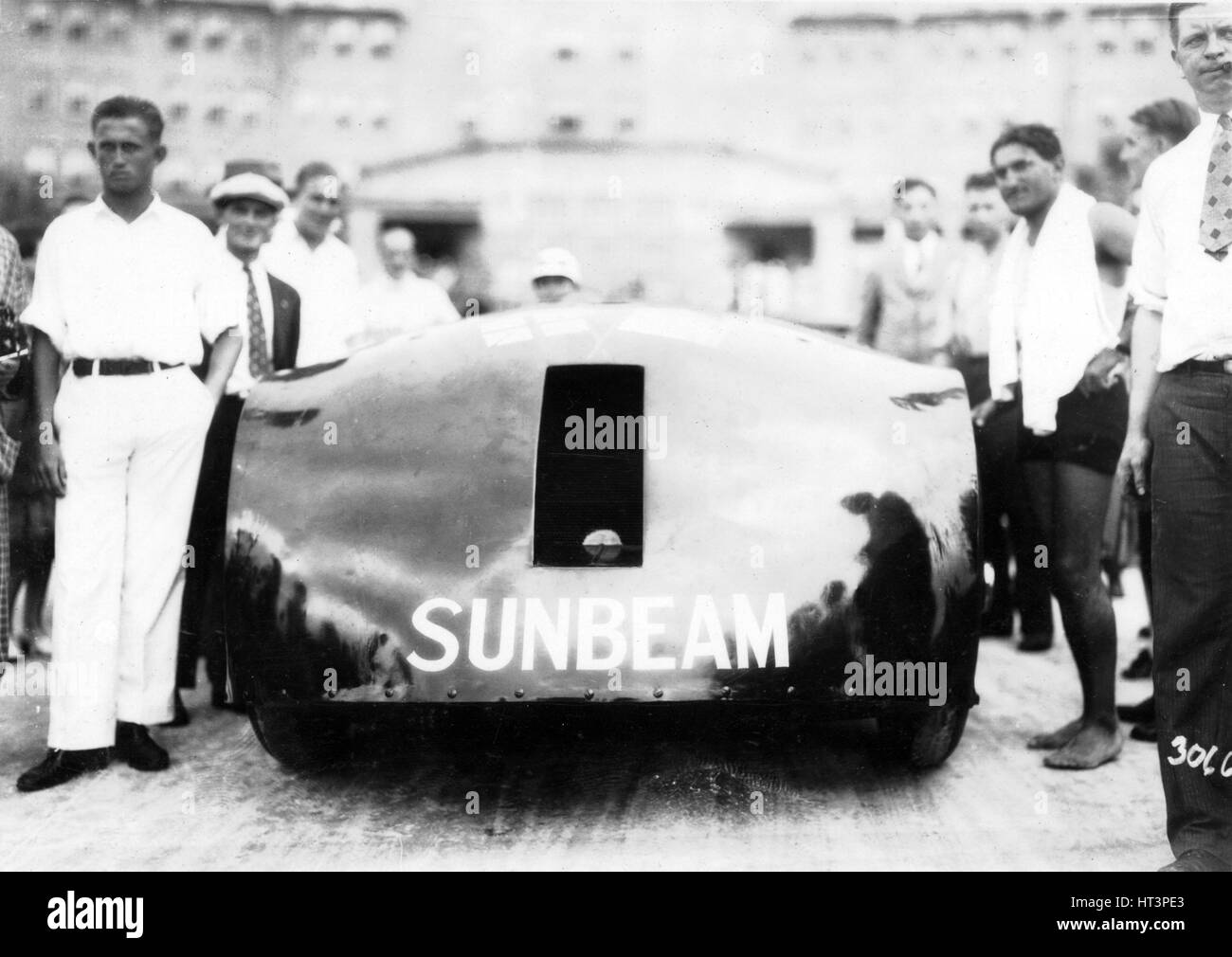 Sunbeam 1000hp World Land speed record attempt at Daytona 1927 Artist ...