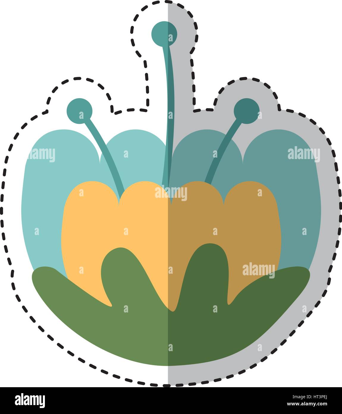 cute flower isolated icon Stock Vector Image & Art - Alamy