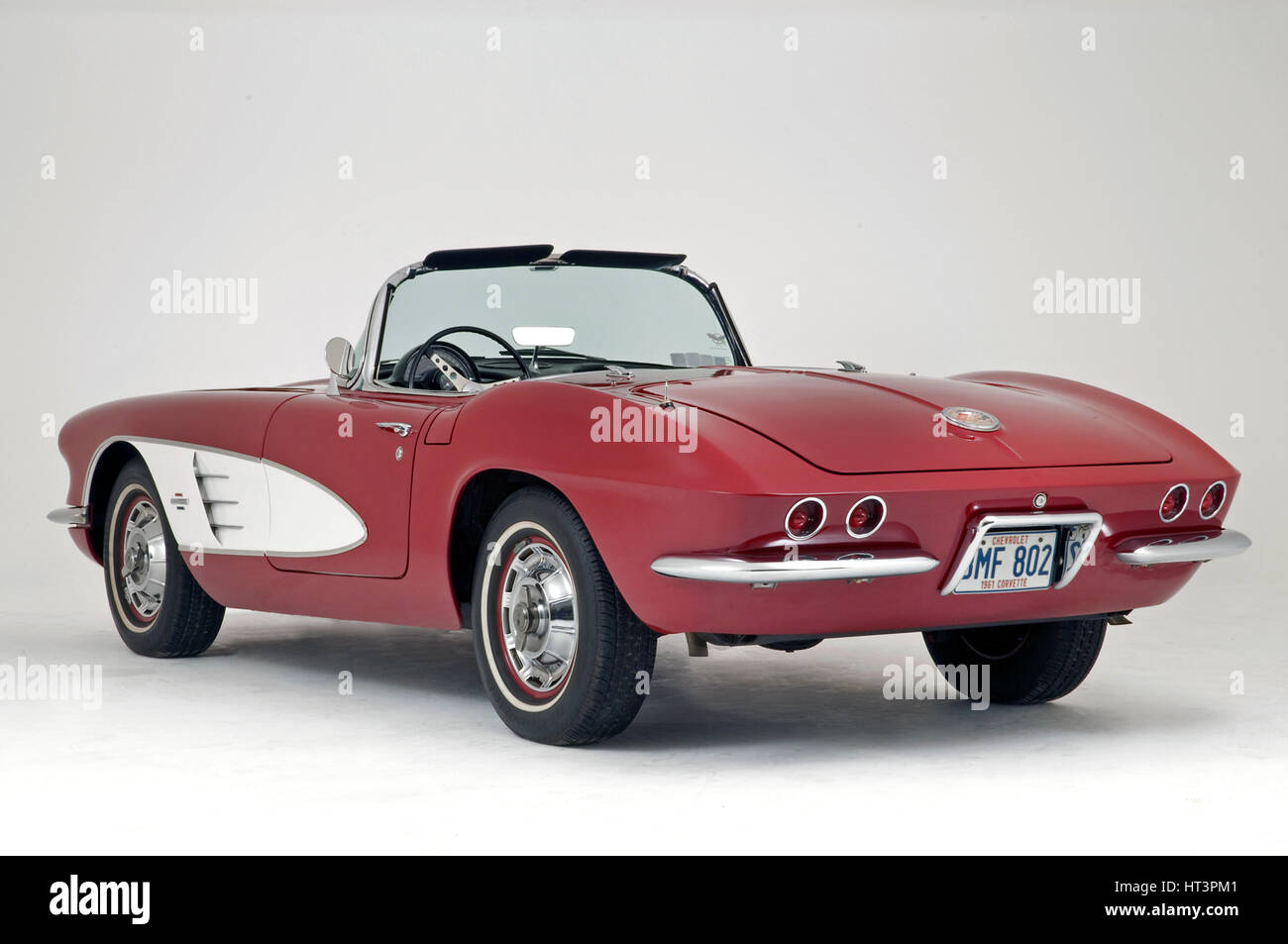 1961 Chevrolet Corvette C1 Convertible Artist: Unknown Stock Photo - Alamy