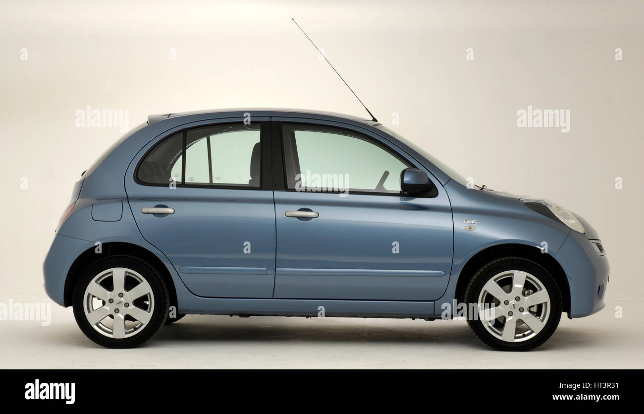 Nissan micra blue hi-res stock photography and images - Alamy