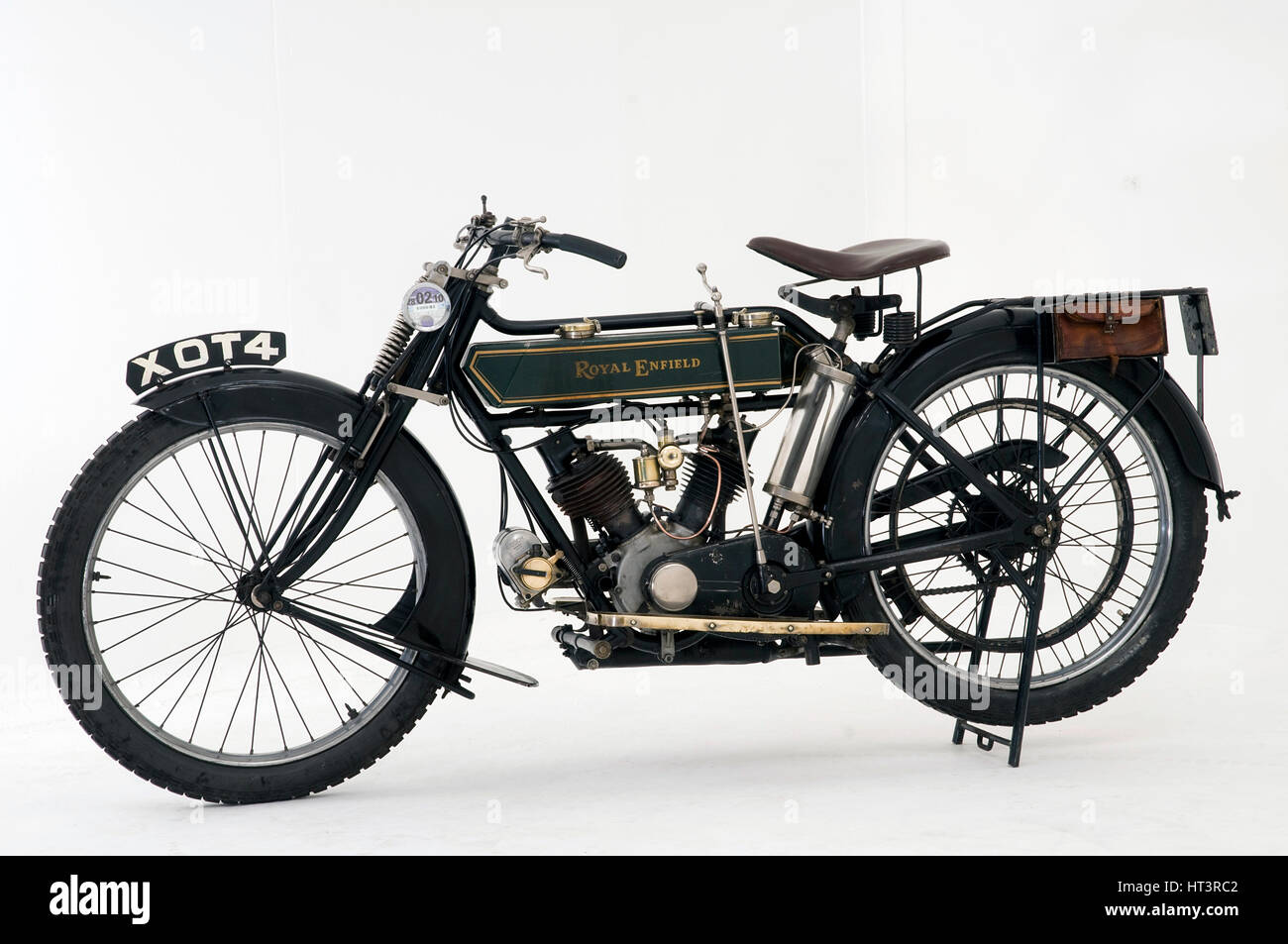 1914 Royal Enfield 3hp motorcycle Artist: Unknown Stock Photo - Alamy