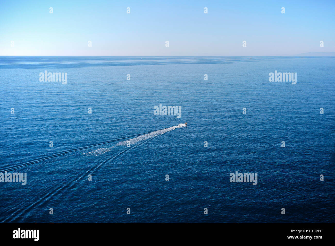 Speed boat in the mediterranean sea hi-res stock photography and images ...
