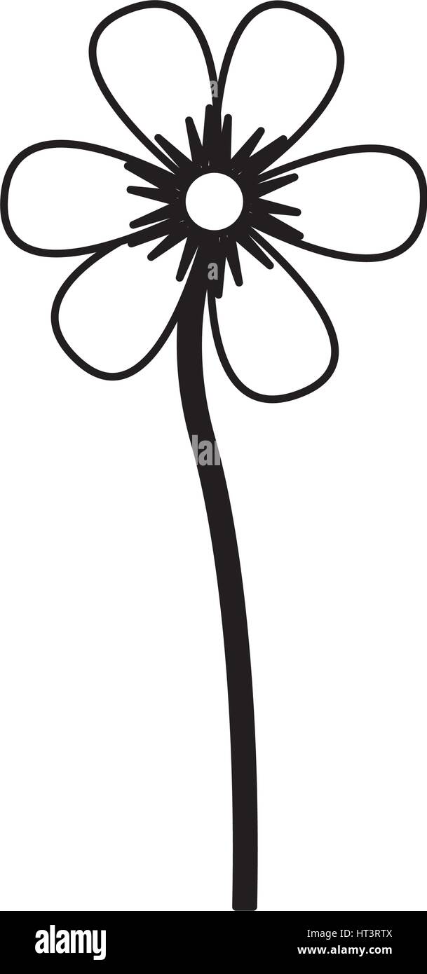 cute flower isolated icon Stock Vector Image & Art - Alamy