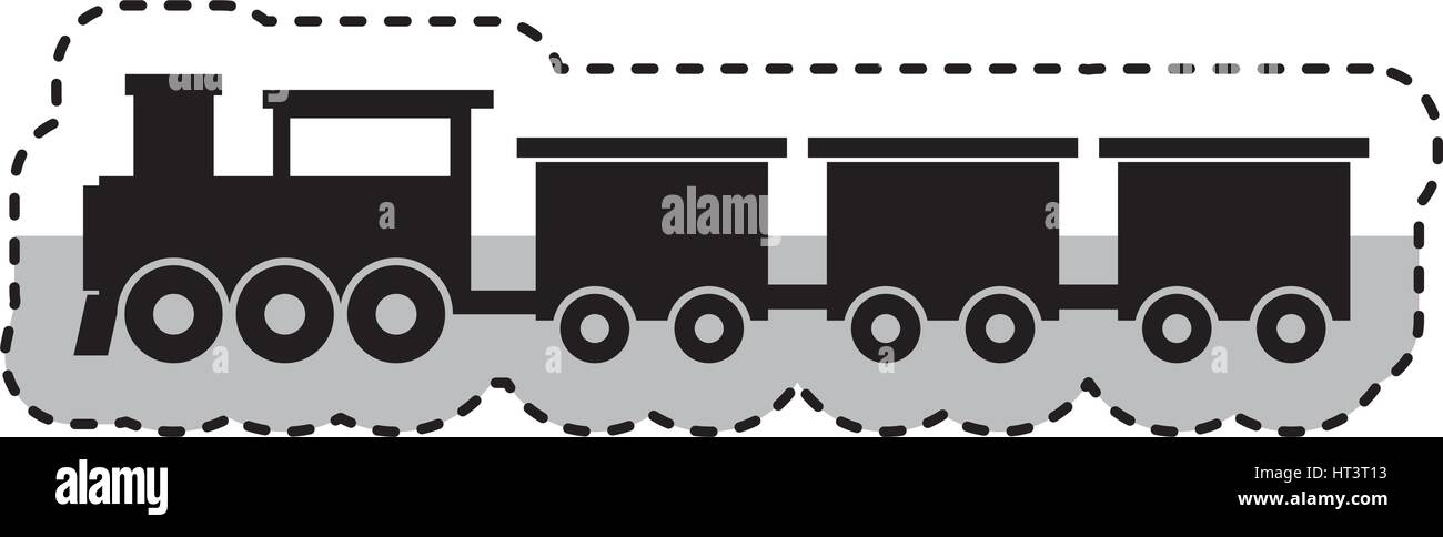 Simple Train Silhouette