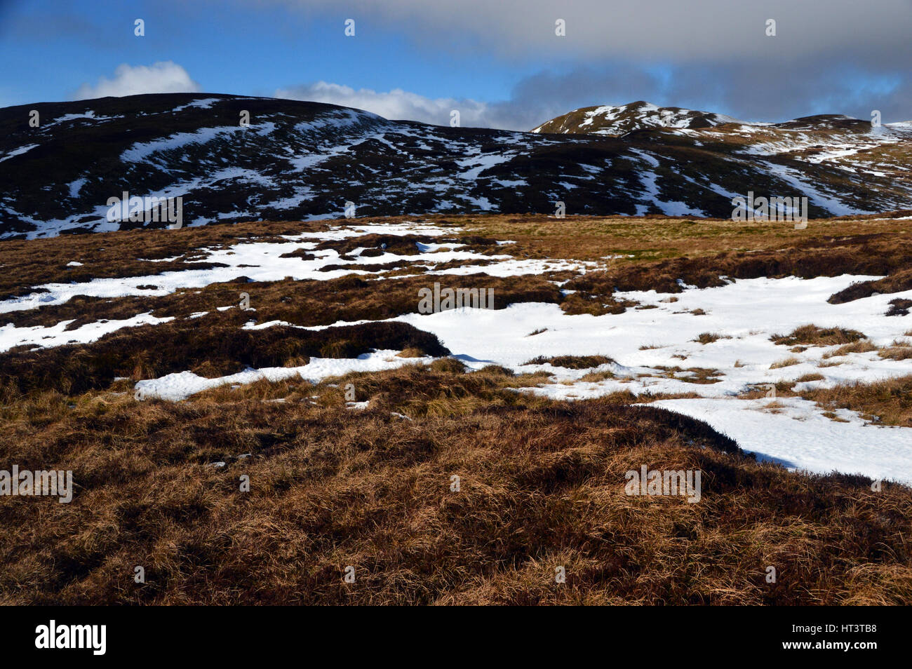 The Scottish Mountain Corbett Creag Uchdag and Meall Dubh Mor Above ...