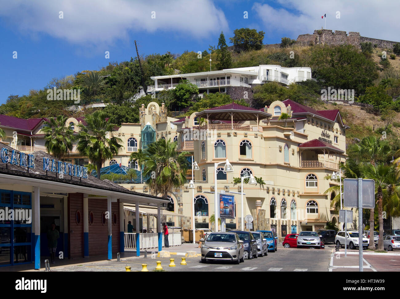 View of Marigot, St Maarten, Caribbean Stock Photo - Alamy