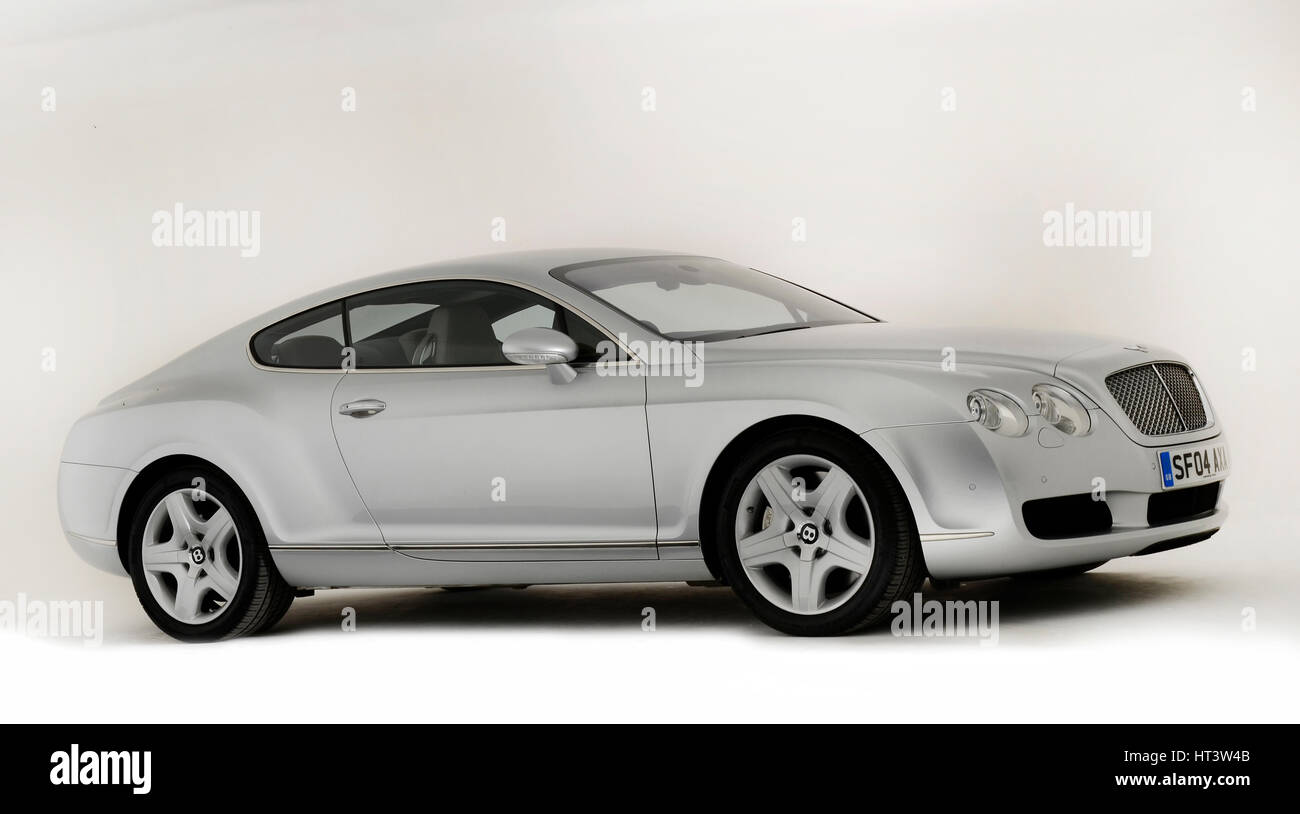 Silver Bentley Continental Gt High Resolution Stock Photography and ...