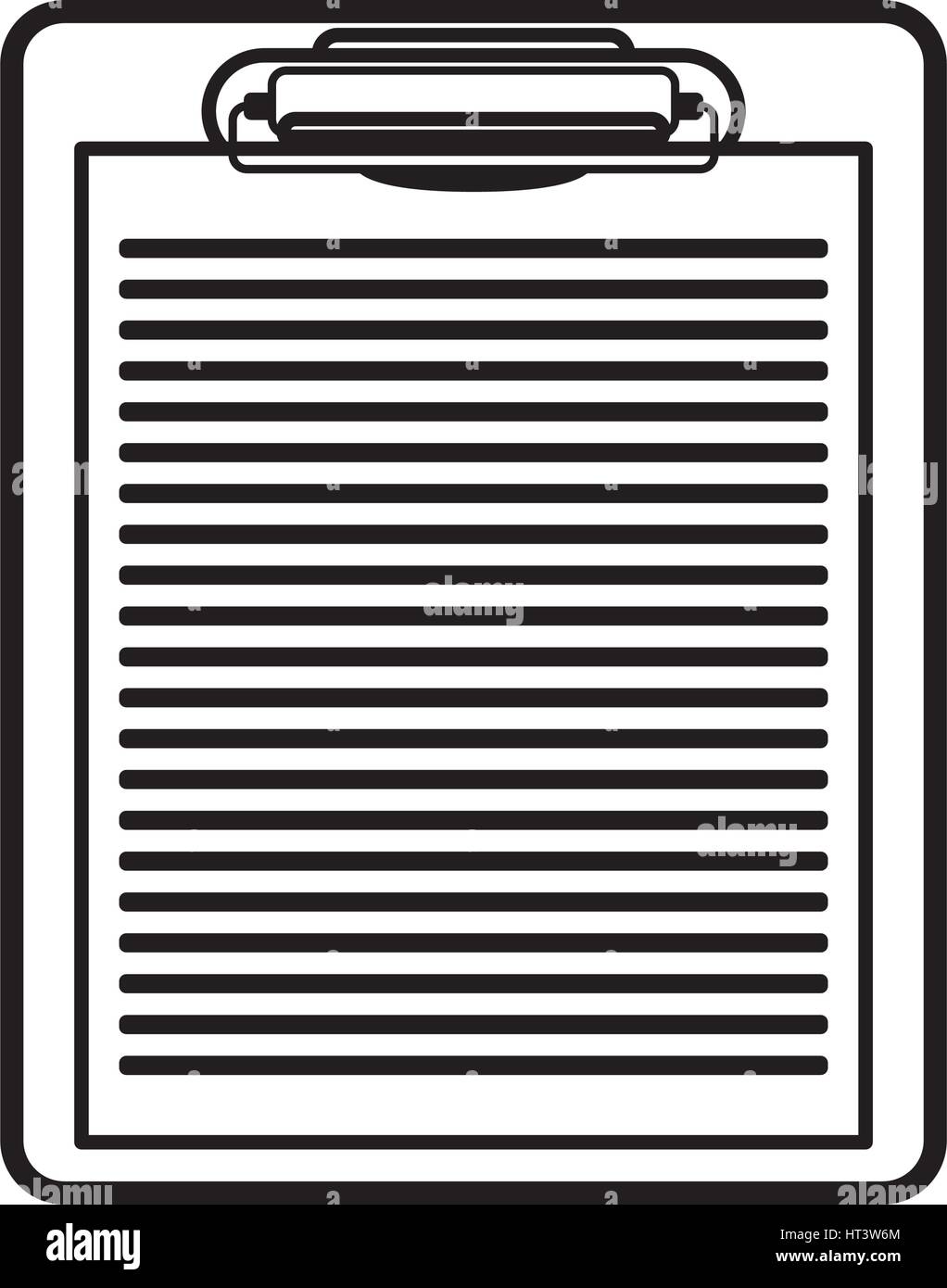 checklist clipboard isolated icon Stock Vector Image & Art - Alamy