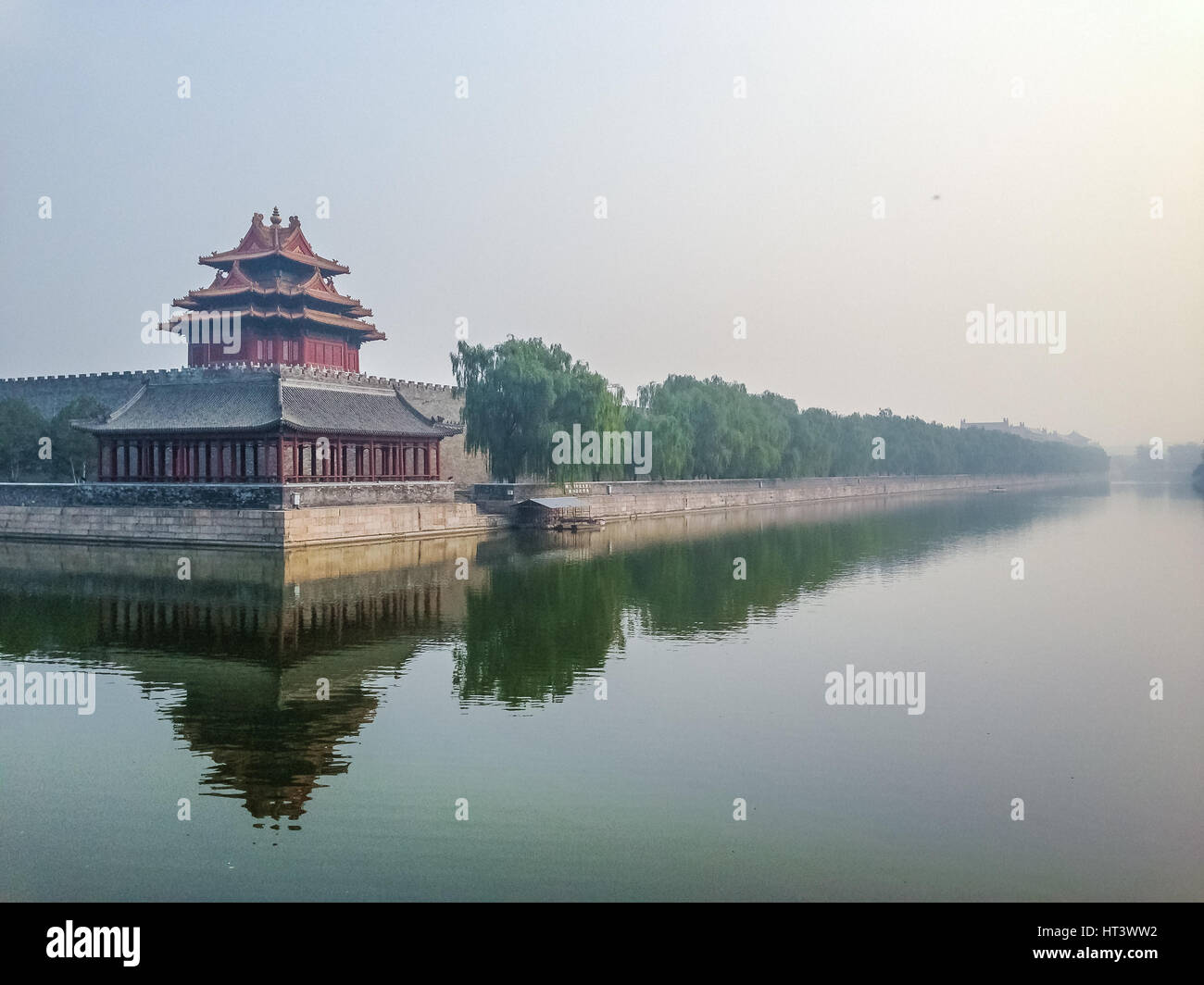 Forbidden City outer wall - Beijing, China Stock Photo - Alamy