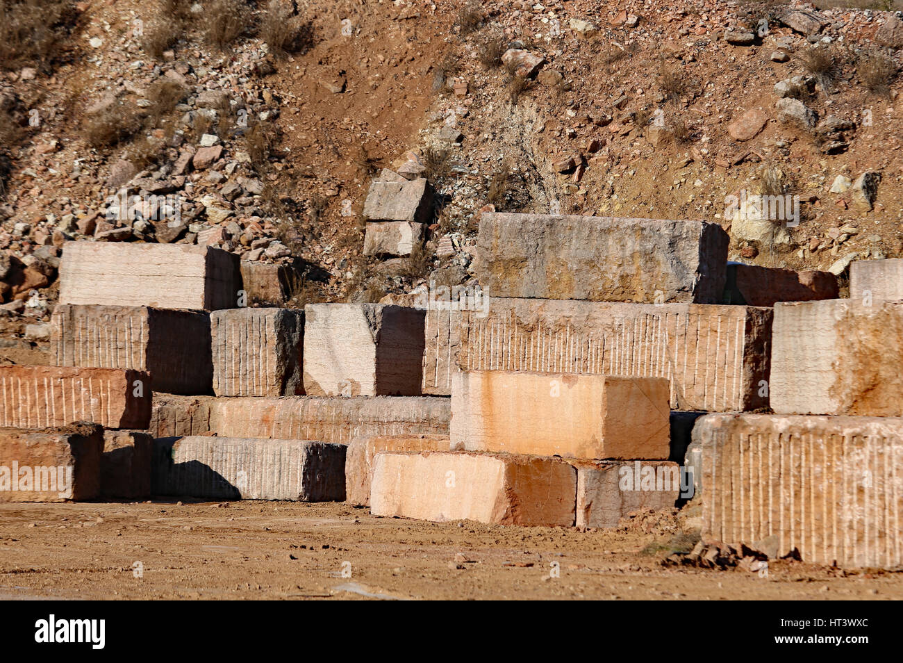 Huge marble quarry blocks hi-res stock photography and images - Alamy