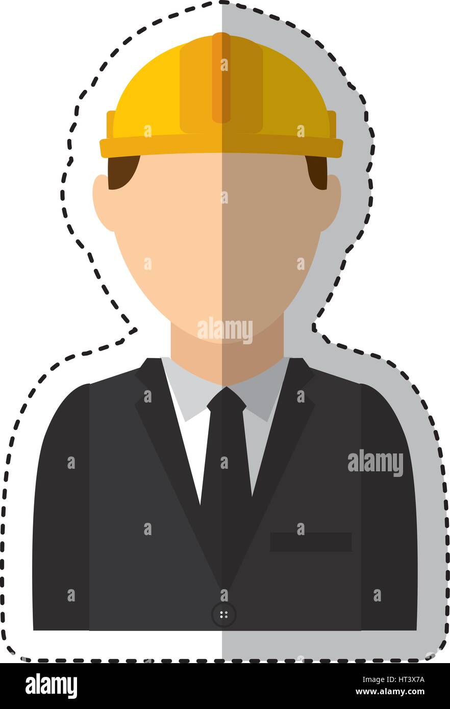 engineer construction worker avatar Stock Vector Image & Art - Alamy