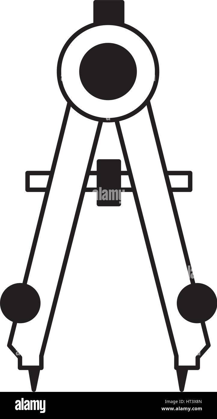compass construction tool icon Stock Vector Image & Art - Alamy