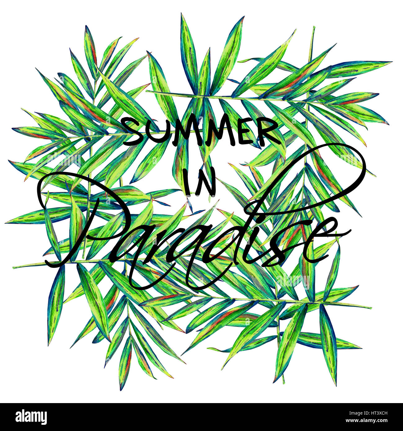 Painting holiday summer Cut Out Stock Images & Pictures - Alamy