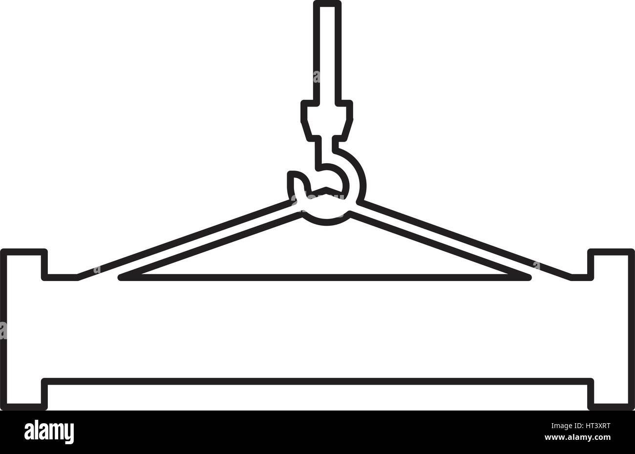 crane weight lifting service Stock Vector Image & Art - Alamy