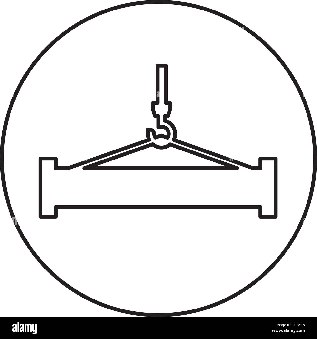 crane weight lifting service Stock Vector Image & Art - Alamy