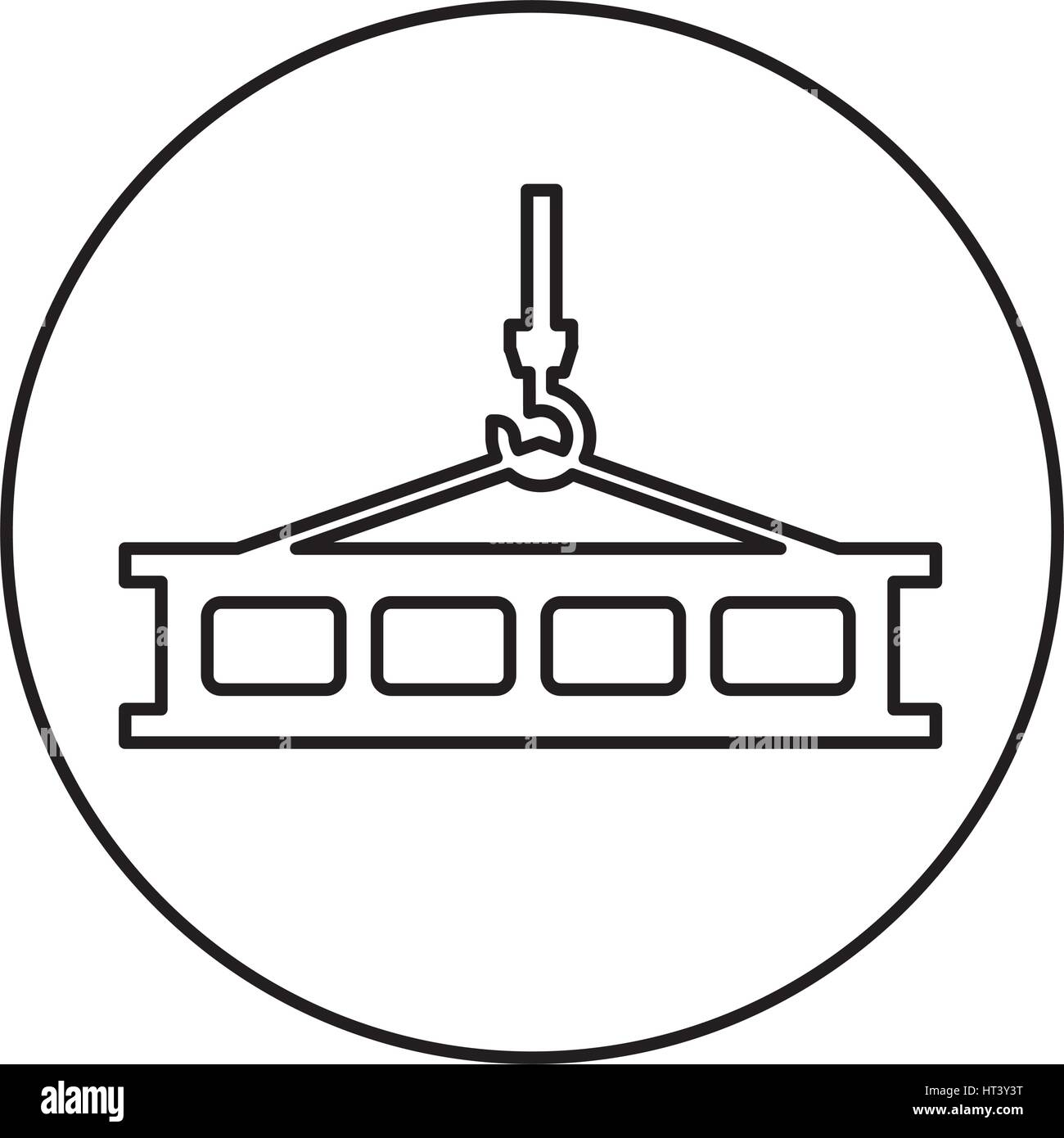 crane weight lifting service Stock Vector Image & Art - Alamy