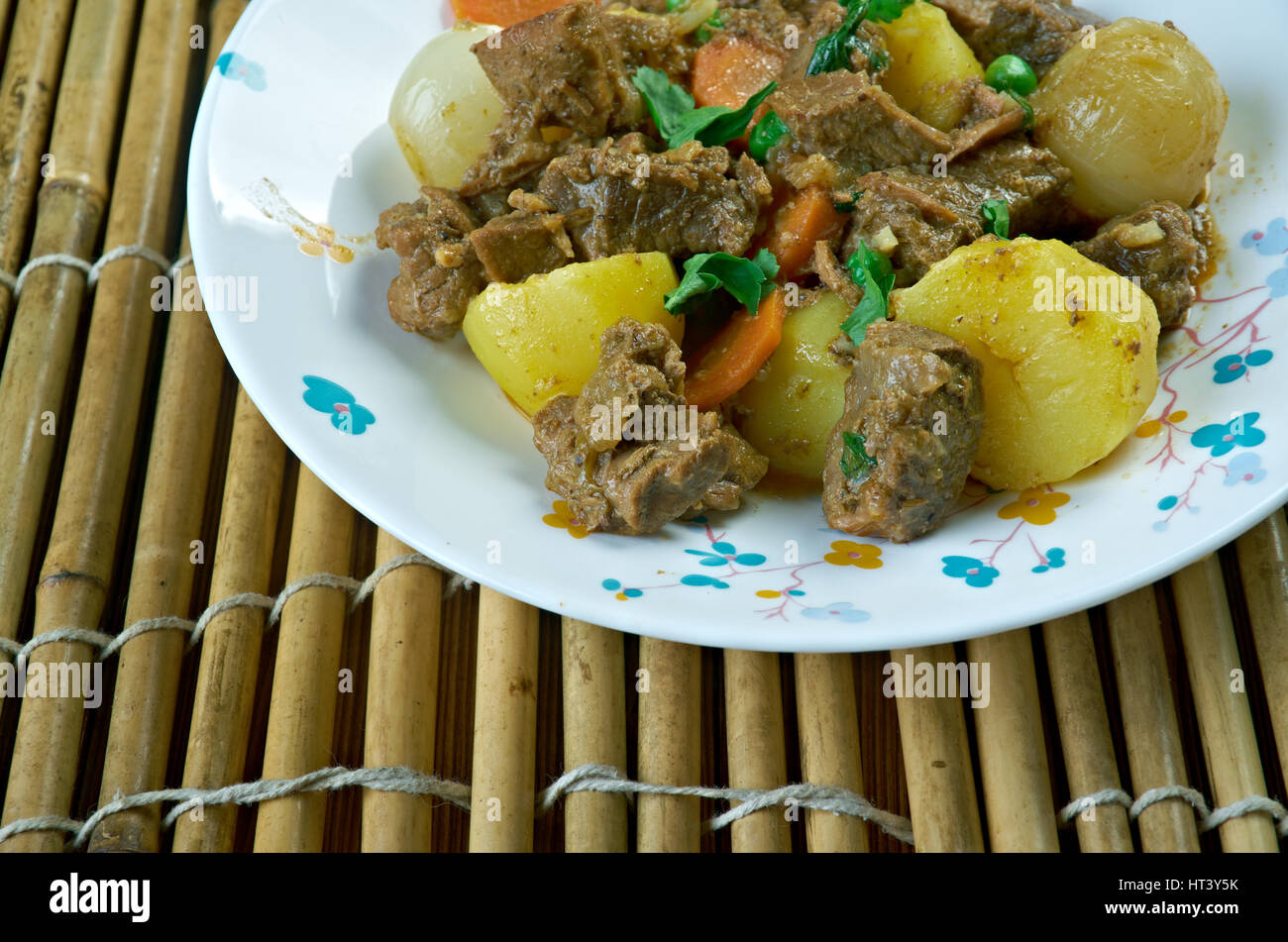 Simple African Beef Stew. African cuisine Stock Photo - Alamy