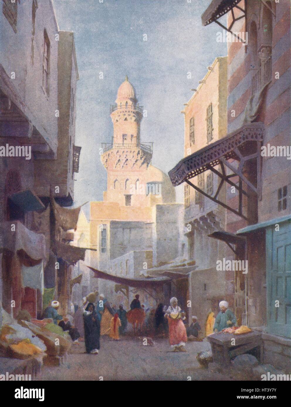 'The Gamalieh and Mosque of the Sultan Babaas, Cairo', c1880, (1904 ...