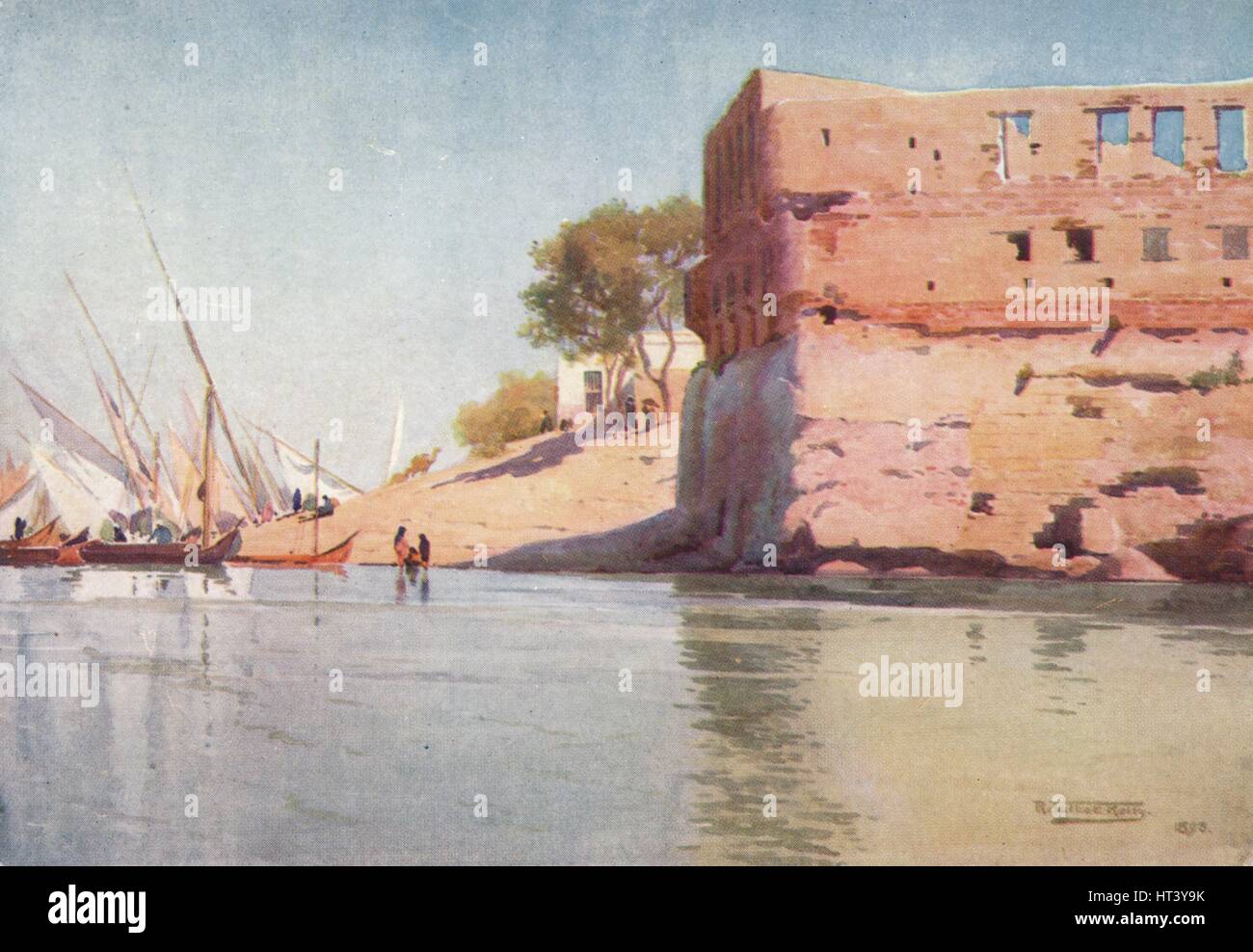 'A Ruined Palace at Mit Gamr', c1880, (1904). Artist: Robert George ...