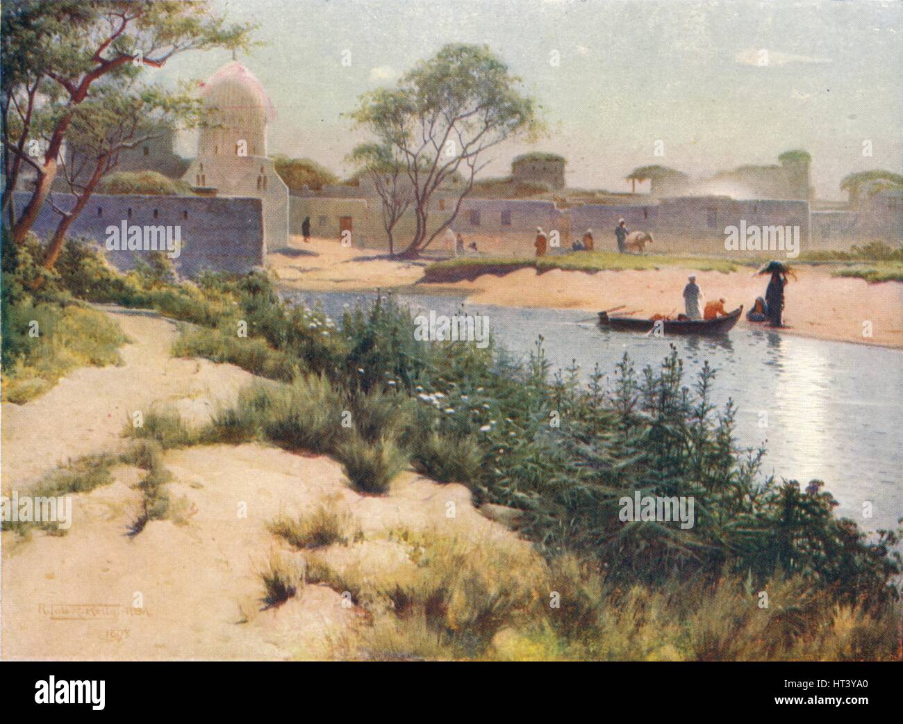 'Mit Hadid', c1880, (1904). Artist: Robert George Talbot Kelly Stock ...