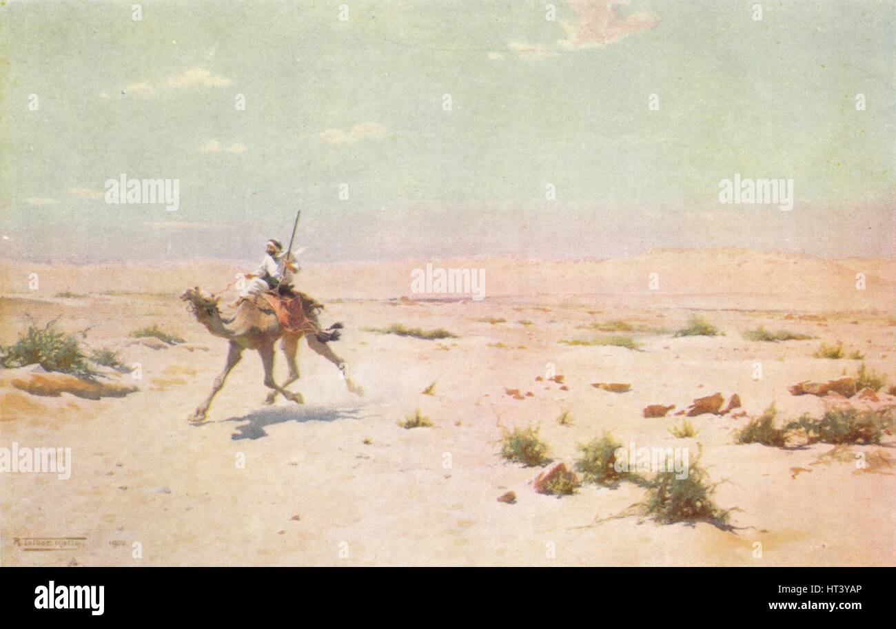 'A Desert Courier', c1880, (1904). Artist: Robert George Talbot Kelly ...