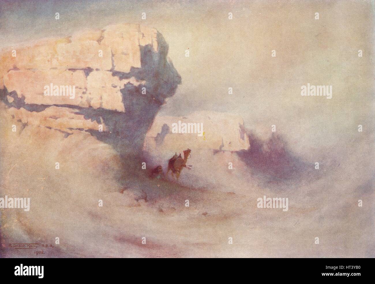 'A Sandstorm', c1880, (1904). Artist: Robert George Talbot Kelly Stock ...