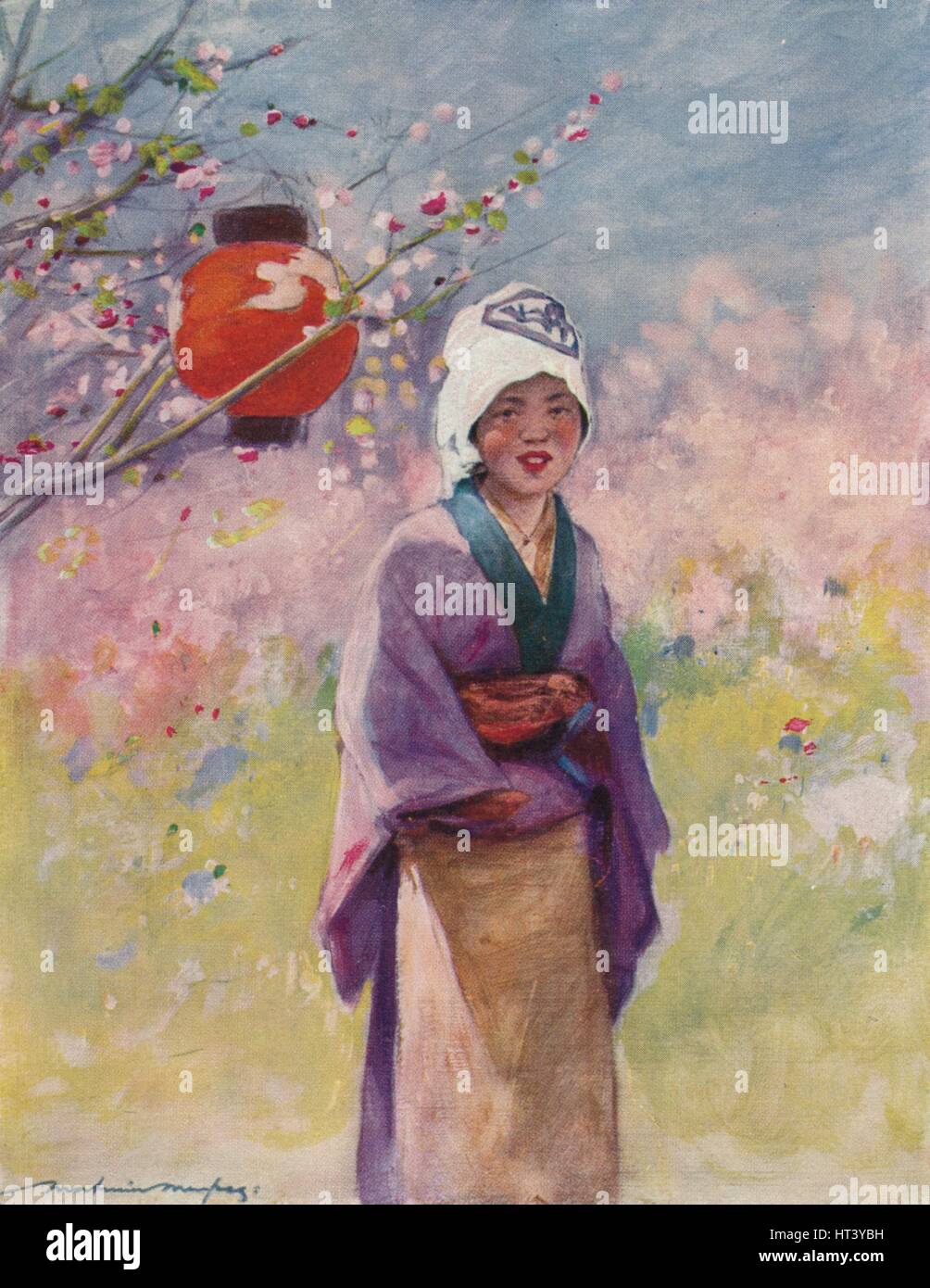 'Miss Pomegranate', c1887, (1901). Artist: Mortimer L Menpes Stock ...