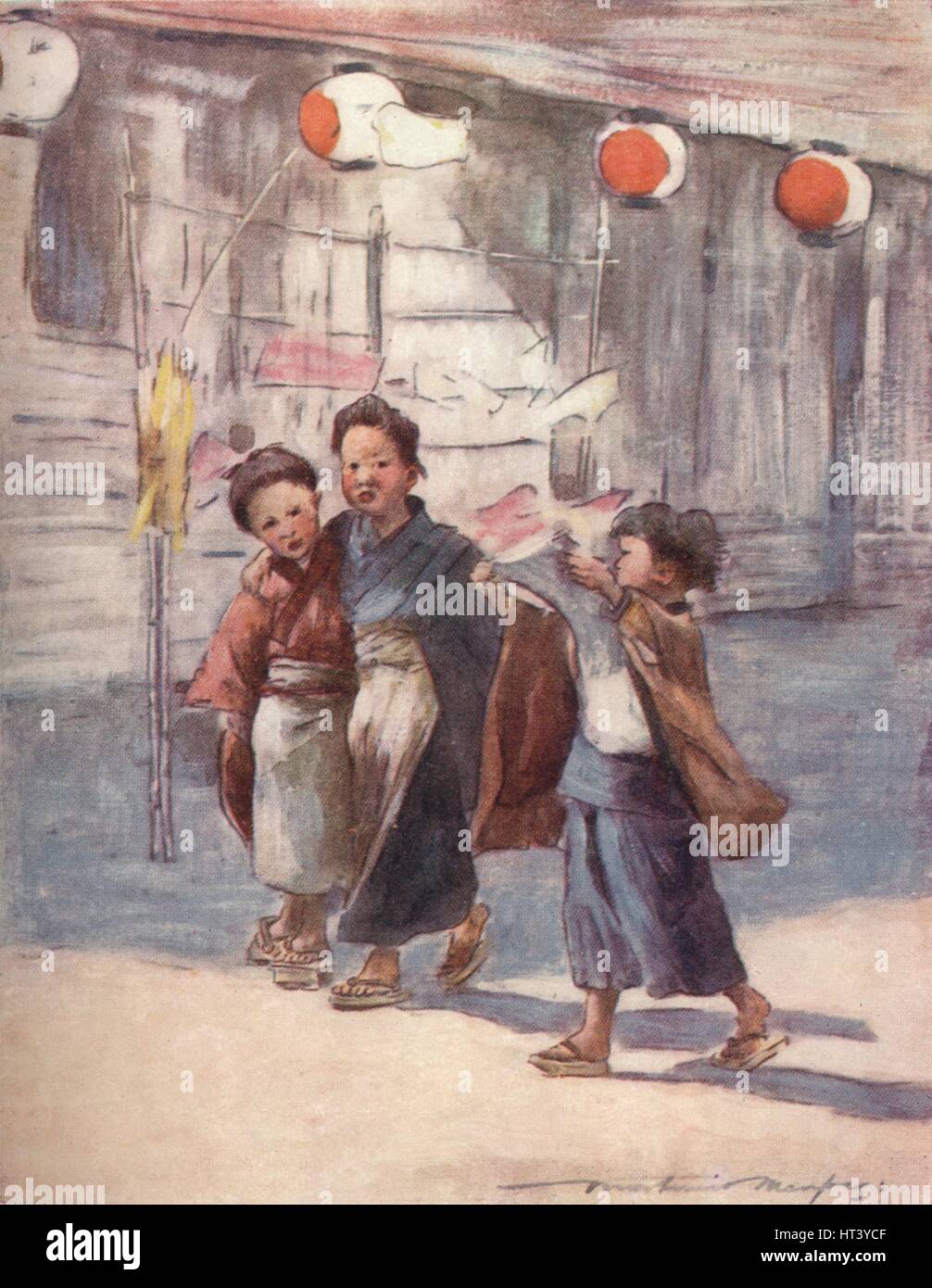 'News', c1887, (1901). Artist: Mortimer L Menpes Stock Photo - Alamy