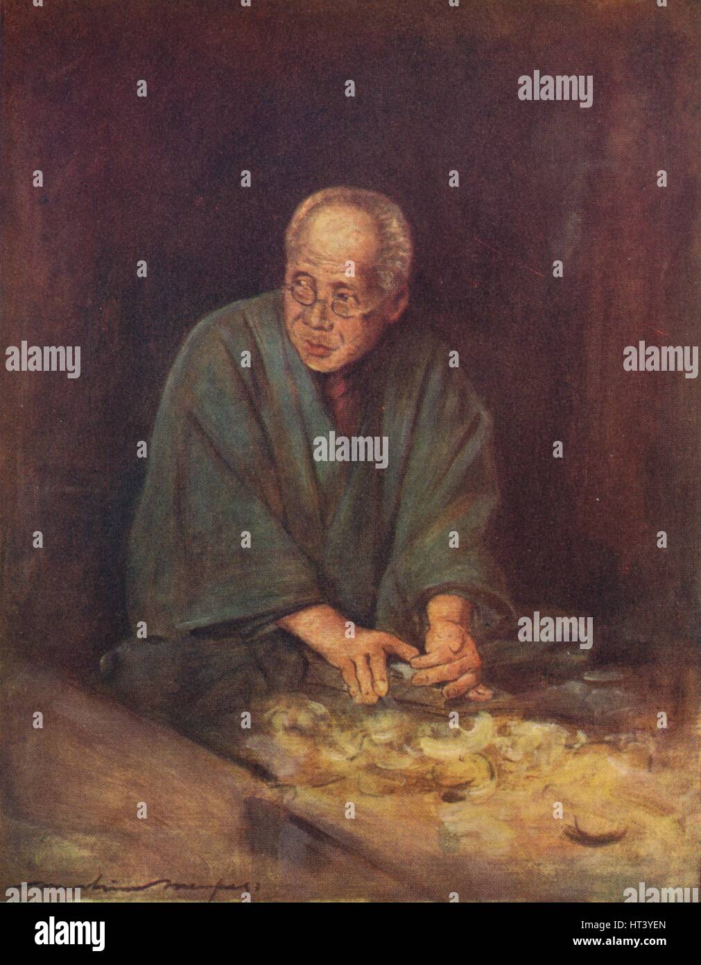 'The Carpenter', c1887, (1901). Artist: Mortimer L Menpes Stock Photo ...