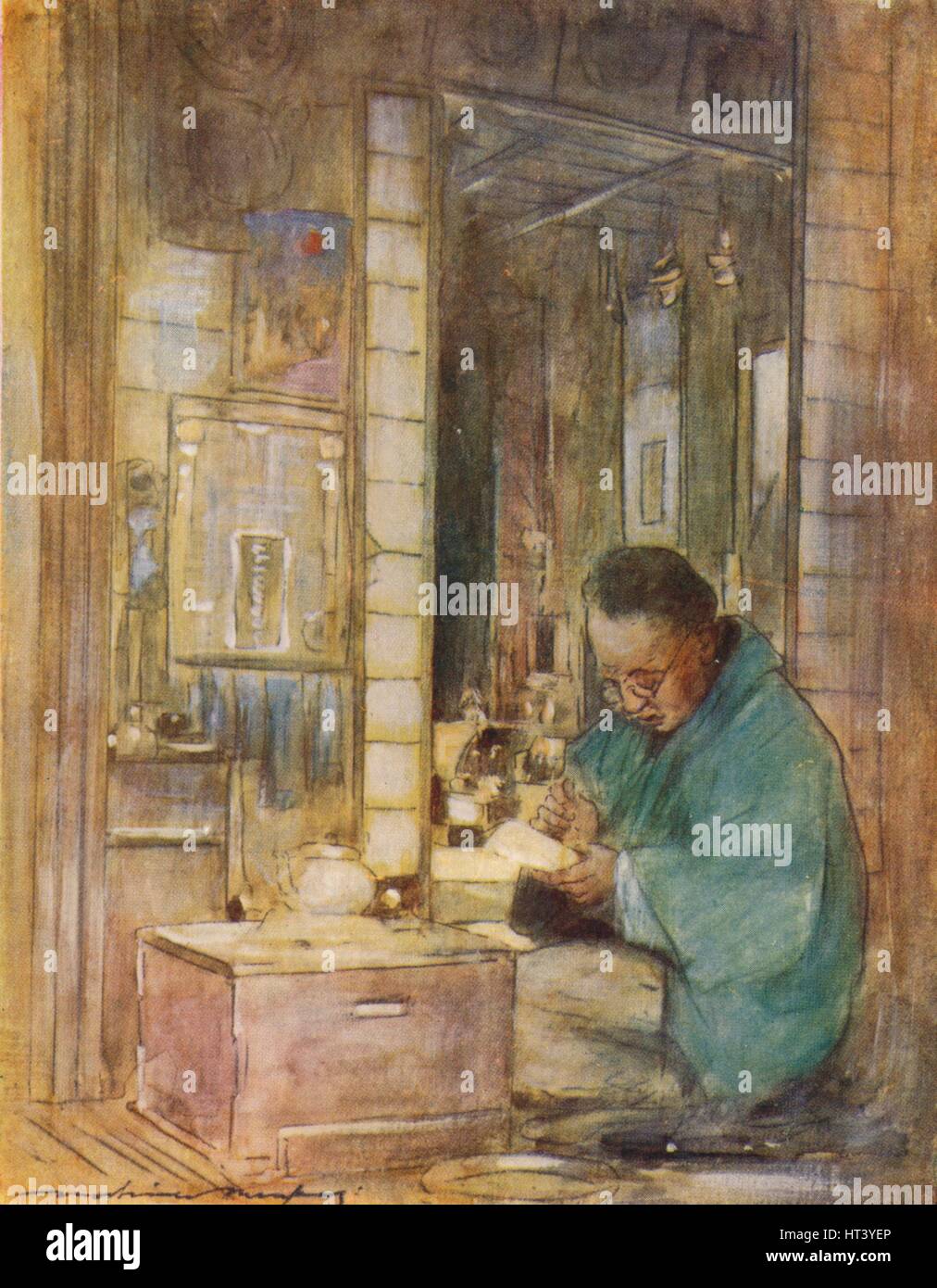 'Making Up Accounts', c1887, (1901). Artist: Mortimer L Menpes Stock ...