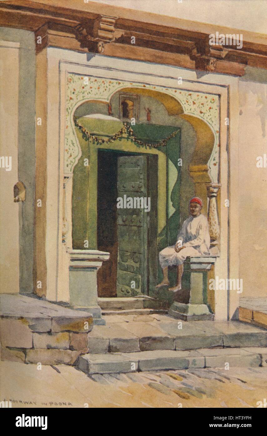 'A Doorway, Poona', c1880 (1905). Creator: Alexander Henry Hallam ...