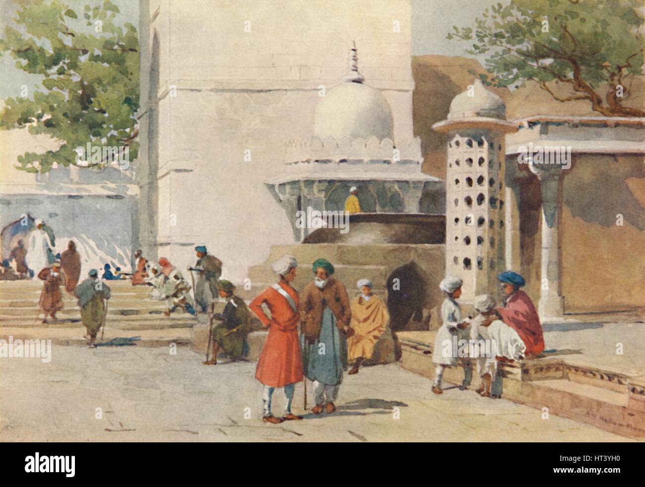 'The Cauldron at the entrance to the Dargah, Ajmere', c1880 (1905 ...
