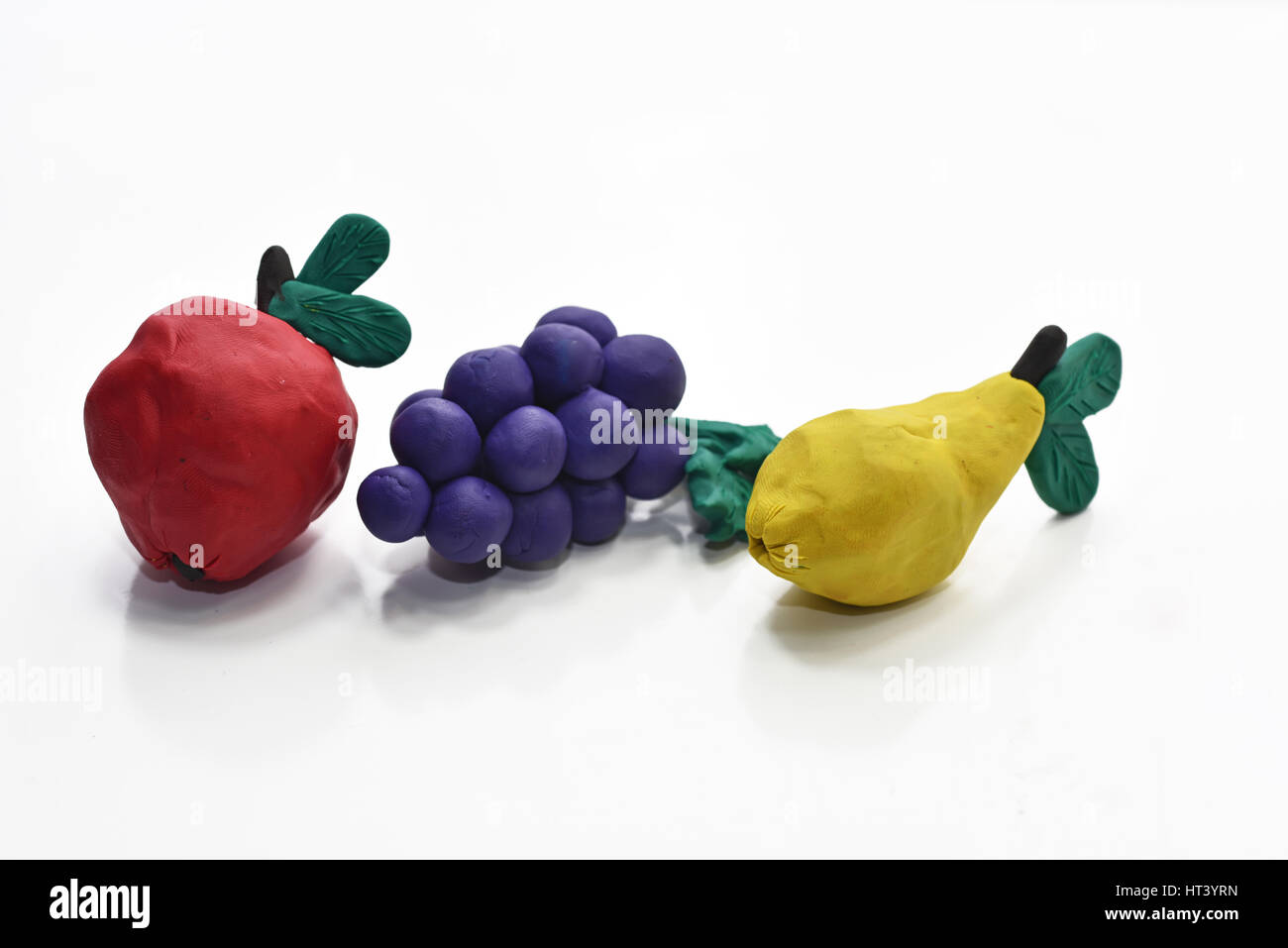 Fruits from plasticine Stock Photo - Alamy
