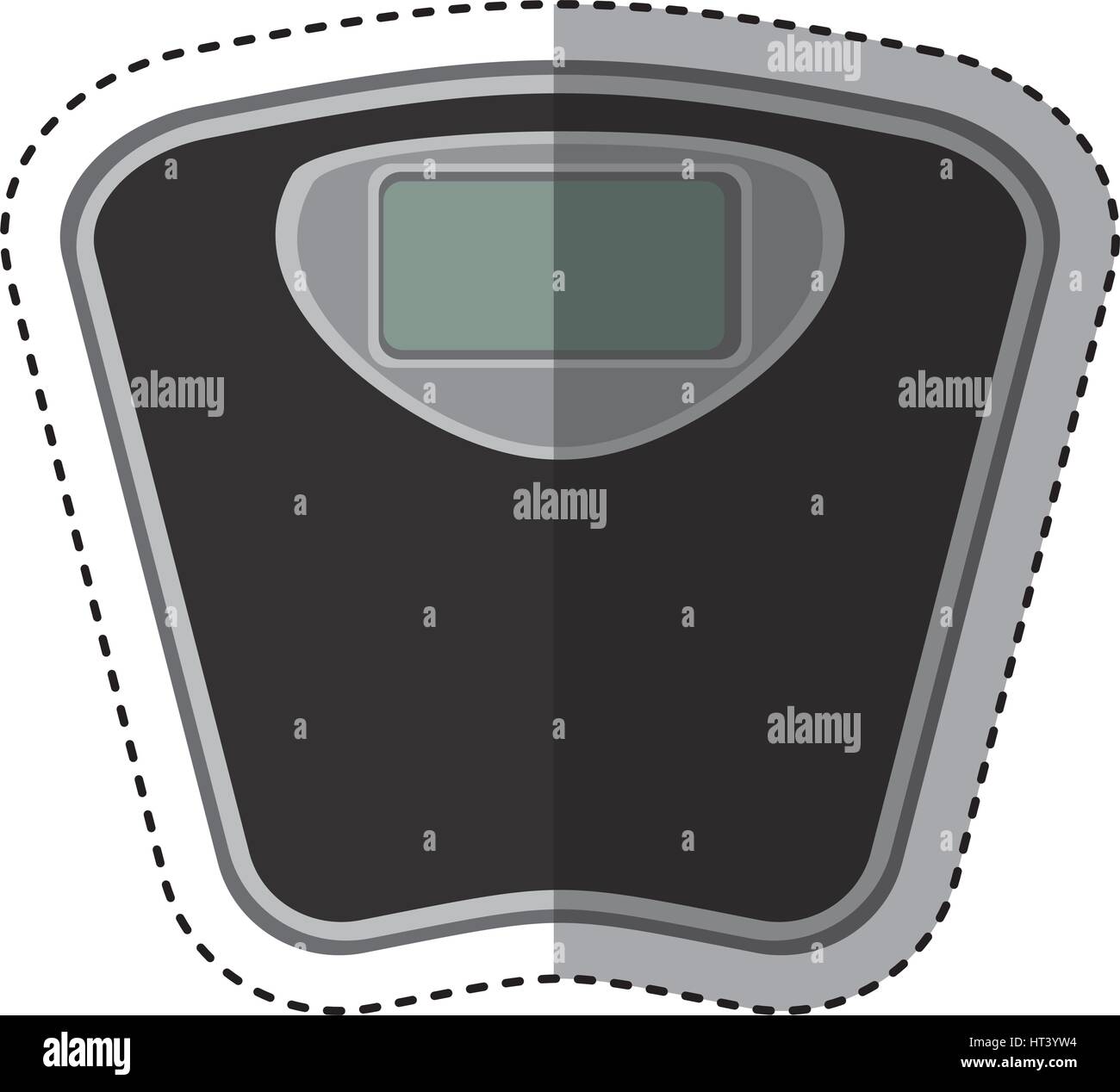 scale balance digital icon Stock Vector Image & Art - Alamy