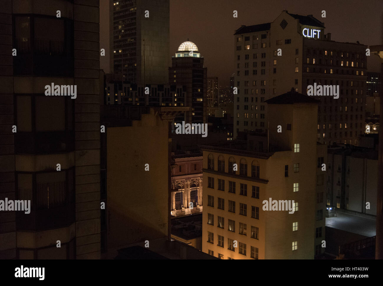 San Francisco at night Stock Photo - Alamy